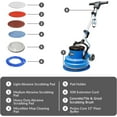 Prolux Core 15 in. Commercial Electric Floor Buffer Scrubber for Carpet ...