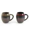 Gibson Home Soroca 4-Piece Ceramic Mug Set 19.5oz, Microwave ...