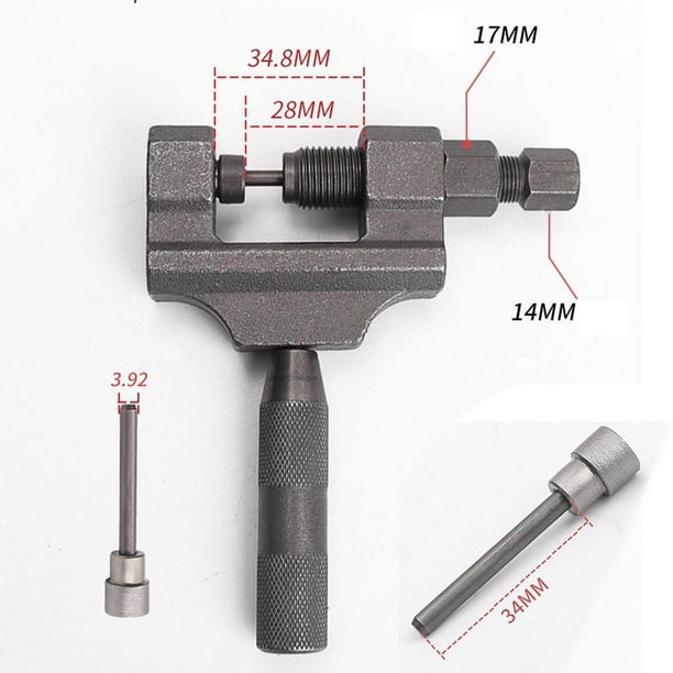 ruzhgo Chain Breaker Splitter Tool Pin Remover Riveting 420 428 530 Chain Breaker - Walmart.ca