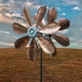 Wind Spinner, 60"*16" Metal Wind Spinner, 360° Dual Direction Kinetic ...