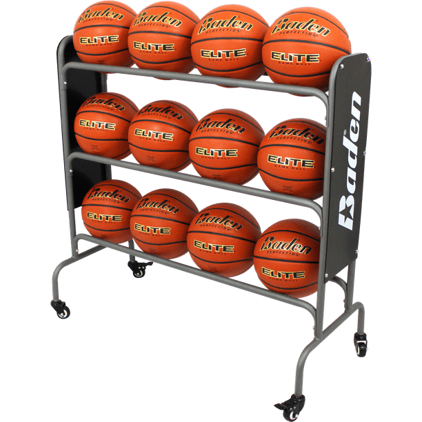 Baden Basketball Rack-12 Balls - Walmart.com