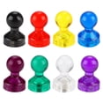 10Pieces Colorful Push Pin Strong Pushpins Fridge Magnets Whiteboard ...