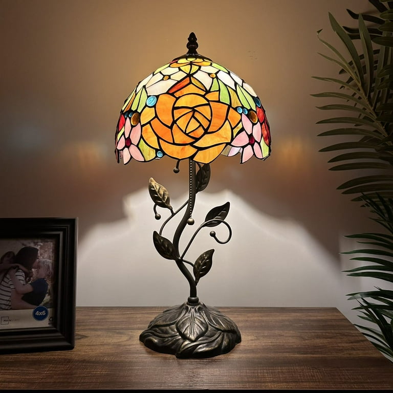Red Stained Glass Table Lamps