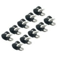 qiya Long lasting Stainless Steel Rubber Lined P Clips for Electrical ...