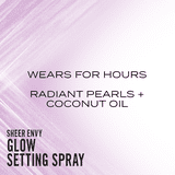 Hard Candy Glow Setting Spray, Illuminating Makeup Lock with 12-Hour ...