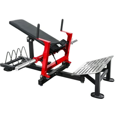 Signature Fitness Glute Bridge Plate-Loaded Hip Thrust Machine for Butt ...