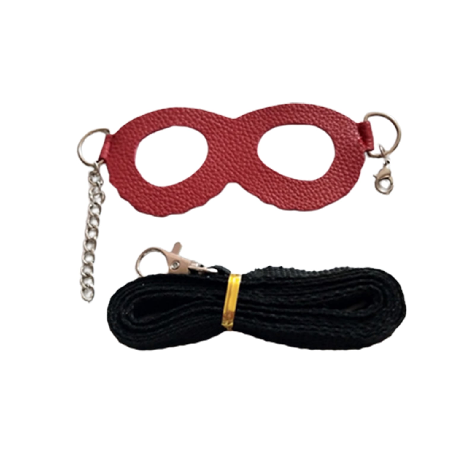 Walbest Squirrel Harness Anti-knot Anti-biting Faux Leather Pet Leash ...