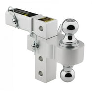 TRIMAX TRZ6AL-RP Razor 6in Aluminum Adjust Hitch-Dual Ball - Walmart.com