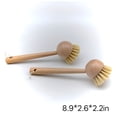 ACDANC 2026 New Long Handled Dish and Bottle Brush,Natural Bristles ...