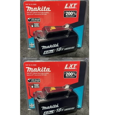 Makita BL1850B-2 18V 5.0Ah Fast-Charging LXT Lithium-Ion Battery 2-Pack, Compatible with Star ...