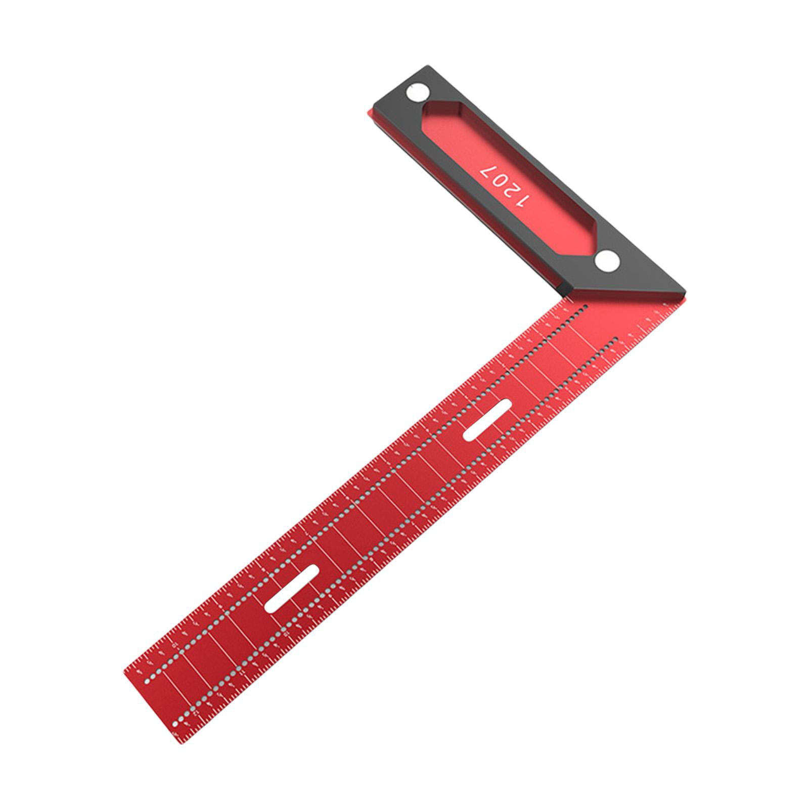 Aluminum Alloy Drawing Line Ruler Measure Scribing Ruler Clear Scale L ...