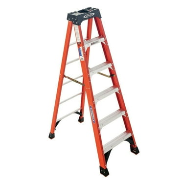 4 ft. Fiberglass Step Ladder with 300 lbs. Load Capacity Type IA Duty ...