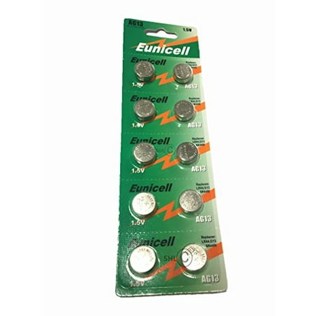 100 of AG13/357A Alkaline Button Cell Watch Battery - Walmart.com