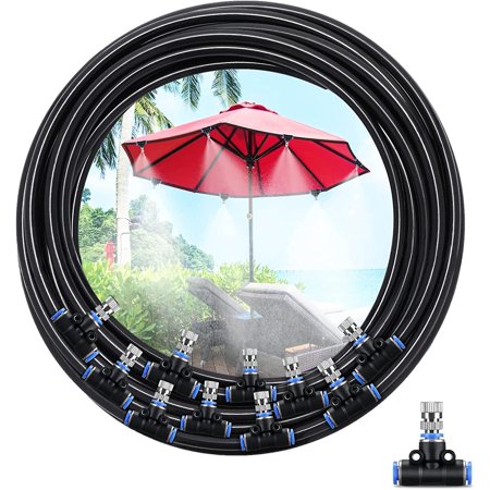 Misting Cooling System Misters For Patio 32.8ft(10m) Misting Line Diy ...