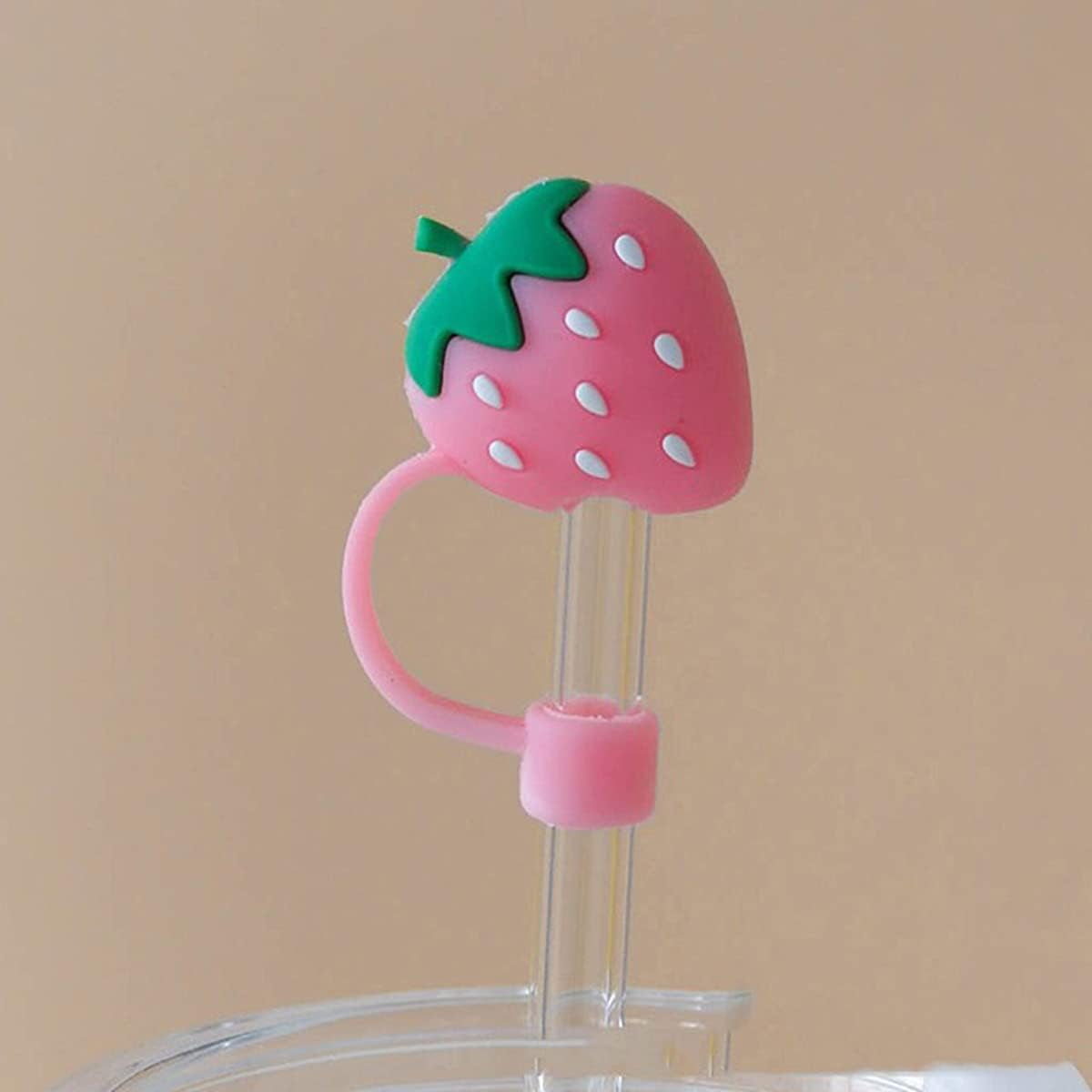 Straw Covers Cap, Cute Straw Protector, Silicone Sealing Straw Plug ...
