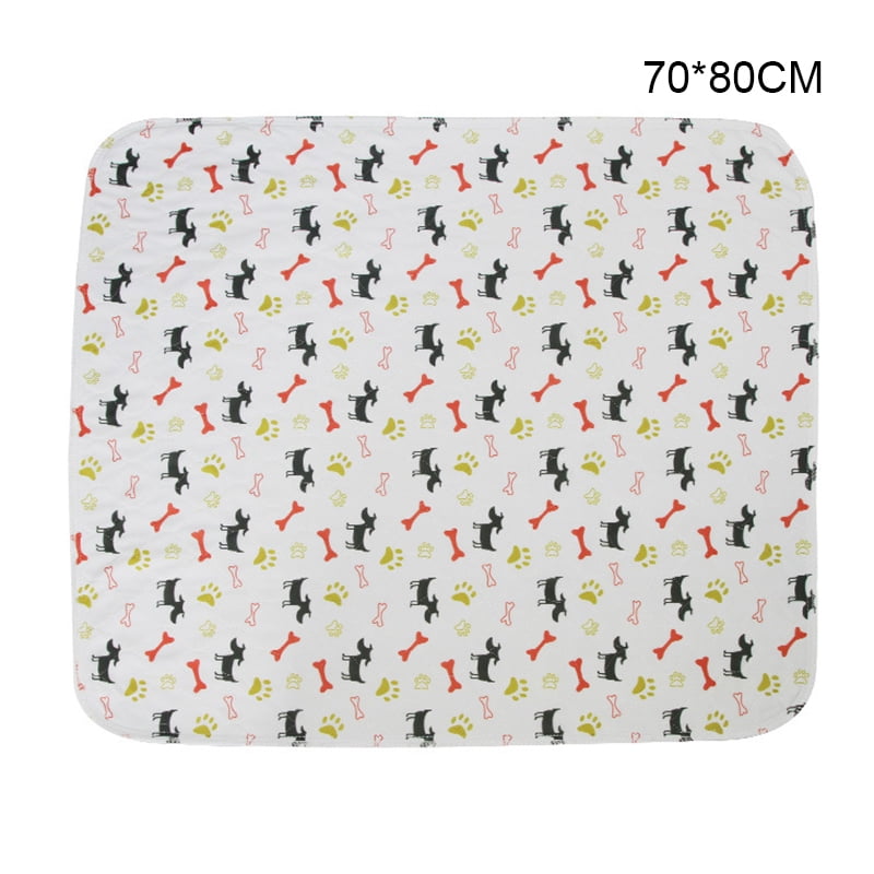 Reusable Pee Mats Water-absorbent 3 Layer Pad for Pet Washable Dog Pee ...