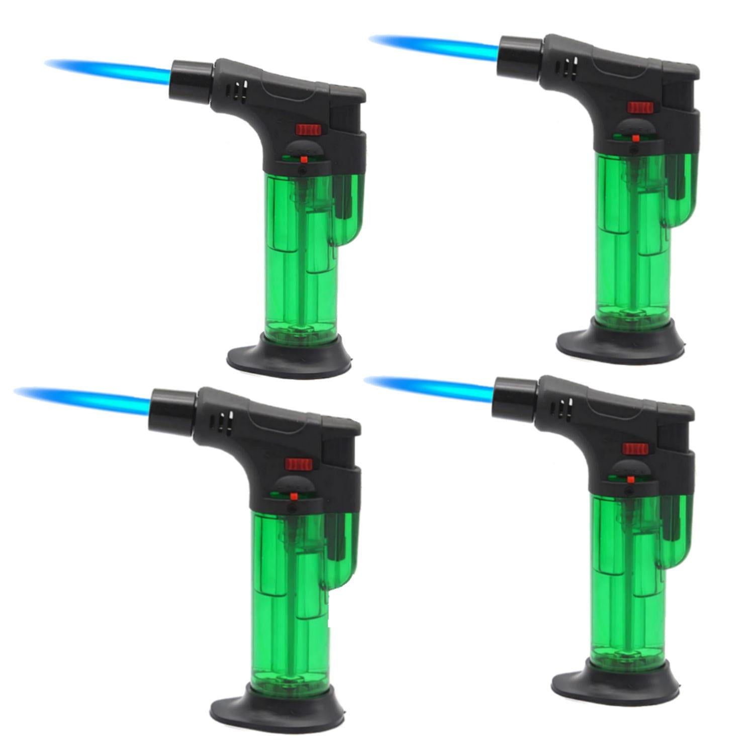 Mechero de Gas Butano Recargable TorchPro 4 Pzas Verde VentDepot ...