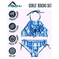 Kanu Surf Girls' Bathing Suit - 4 Piece UPF 50+ Quick Dry Bikini ...