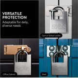 H&S 5 Keys 60mm Heavy Duty Warehouse Container Garage Shutter Padlock ...