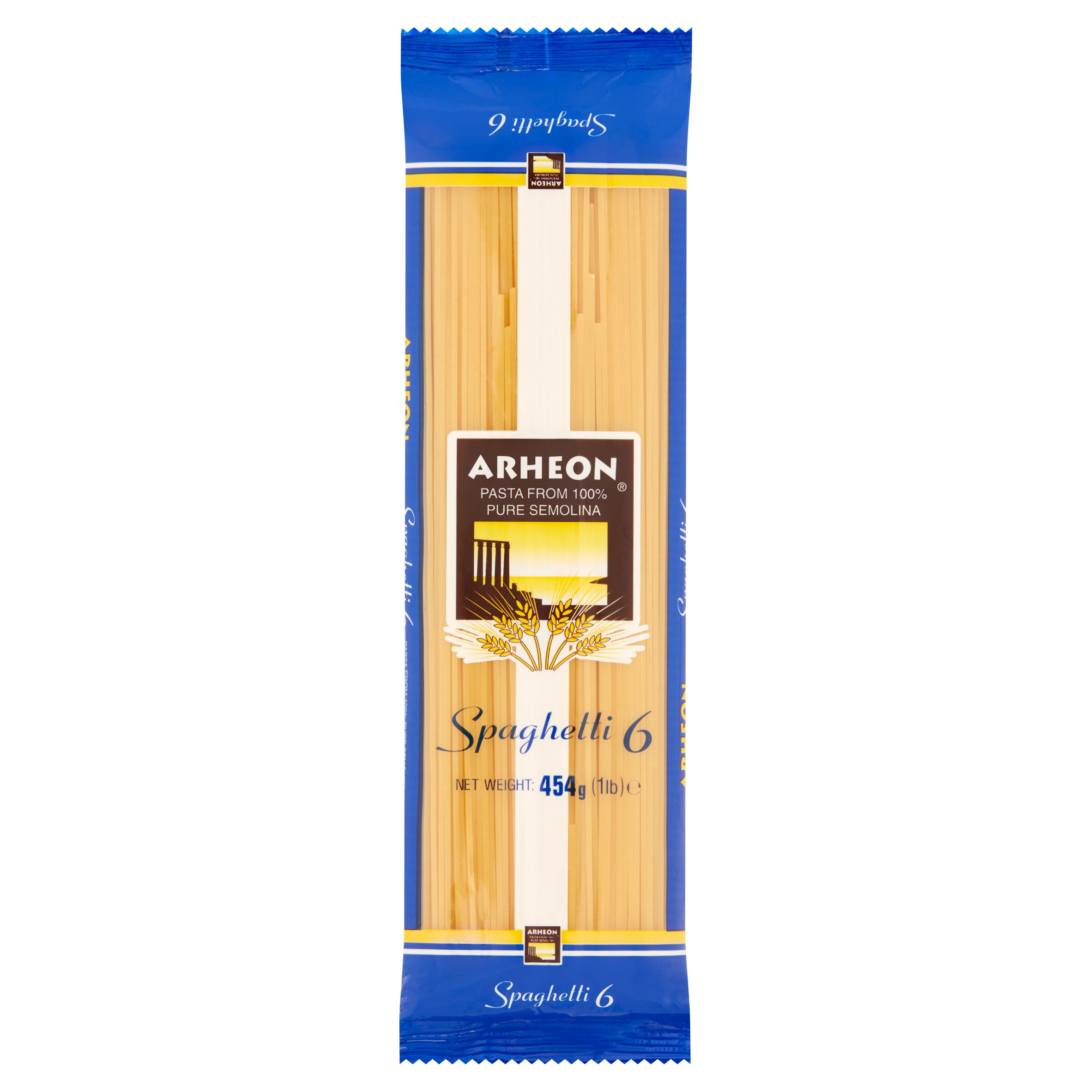 Arheon Spaghetti No 6 Pasta, 1 lb - Walmart.com - Walmart.com