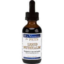 Rx Vitamins for Pets Liquid Nutricalm Supplement - Calm & Soothe Small ...