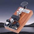 Wood Base Morse CW Keyer Shortwave Practice Board Training Key Sound ...