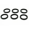 Captain O-Ring Universal Gas Can Spout Gasket Seals, 6 Pack, Synthetic ...