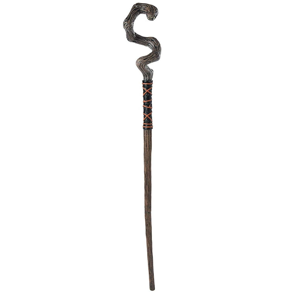 4 Foot Serpent Staff Costume Accessory - Brown/Black - Walmart.com ...