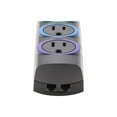 SmartSockets Color-Coded Strip Surge Protector 6 Outlets, 6 ft Cord ...