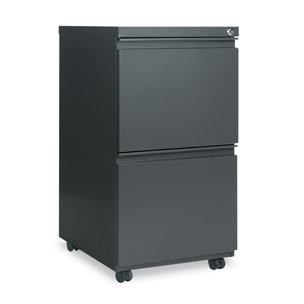 Alera 2 Drawers Vertical Lockable Filing Cabinet, Charcoal - Walmart.com