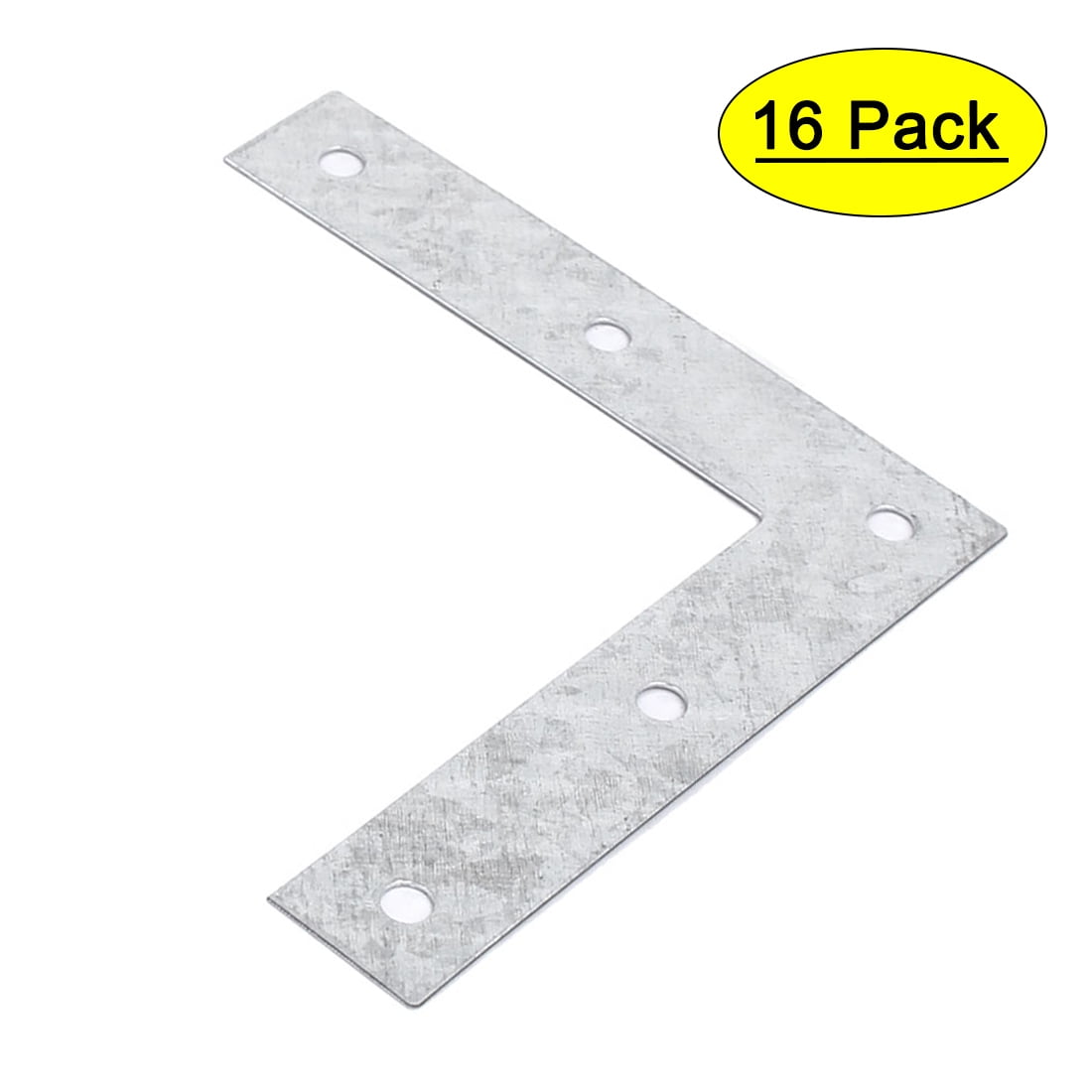 Uxcell Metal L Shaped Angle Fixing Flat Repair Plates Joining Bracket ...