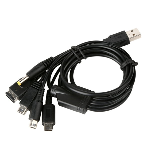 Cable de carga USB 5 en 1 Cables de juego para Nintendo NDSL / NDS NDSI ...