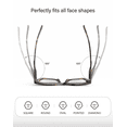 3-Pack Women's Reading Glasses with Blue Light Blocking and Anti-Glare ...