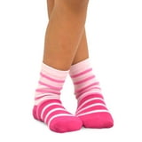 TeeHee Little Girls' Cute Short Cotton Fashion Crew Socks, 6 Pair Pack ...