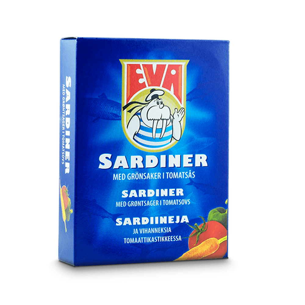 Eva Sardines with Vegetables, 115g (4 oz) - Walmart.com - Walmart.com