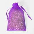 100PCS Moon Star Organza Bags, 4x6 inches (10x15cm) Small Mesh Bags ...