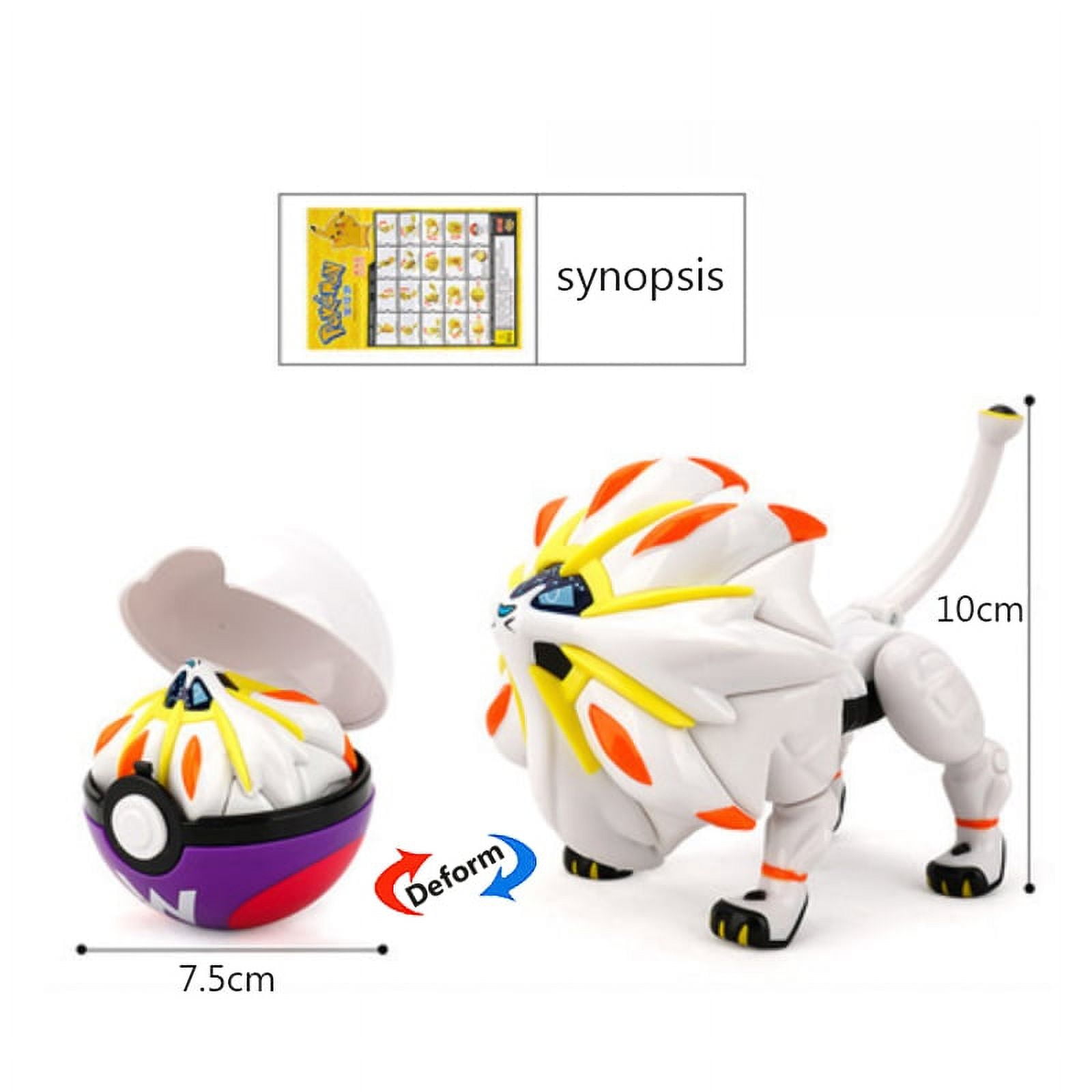 Pokemon Pokeball Dragonite Elf Ball Deformation Toys, Pocket Monster ...