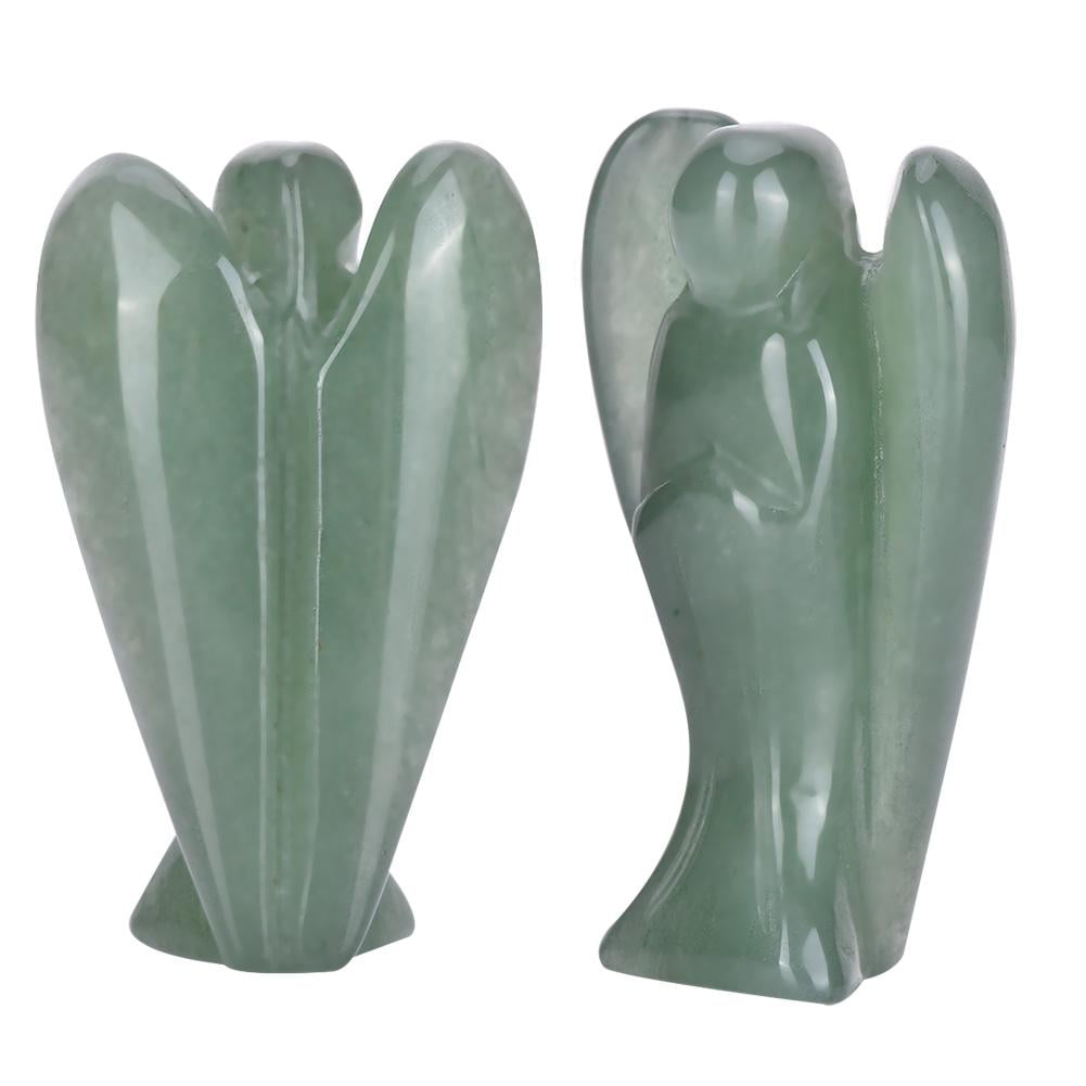 FTVOGUE Crystal Angel Figurine, Angel Figurine,Beautiful Natural Clear ...