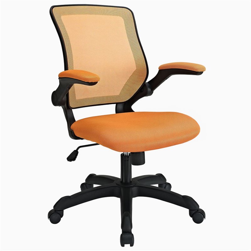 Hawthorne Collection Mesh Office Chair in Orange - Walmart.com ...