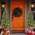 BRINGSTAR Artificial Potted 4FT Christmas Tree, 50 LED Lights, Pine ...