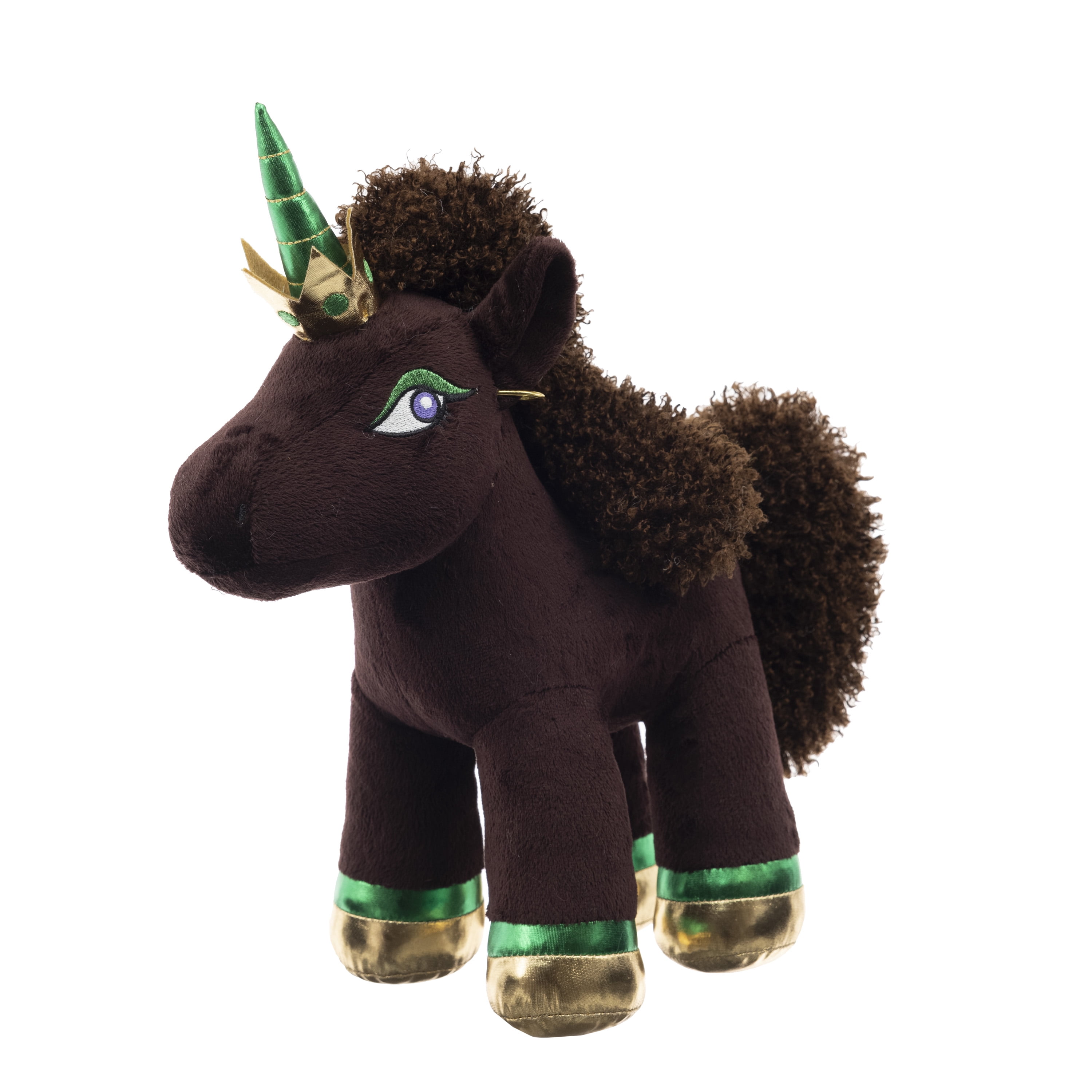 Afro Unicorn 11 inch Stuffed Plush Toy, Magical - Walmart.com