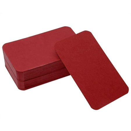 MAFNIO 100 Pcs Mini Paper Blank Gift Notes Cards DIY Craft Small Word ...