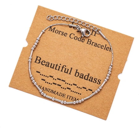 Inspirational Morse Code Bracelets for Women | Walmart Canada
