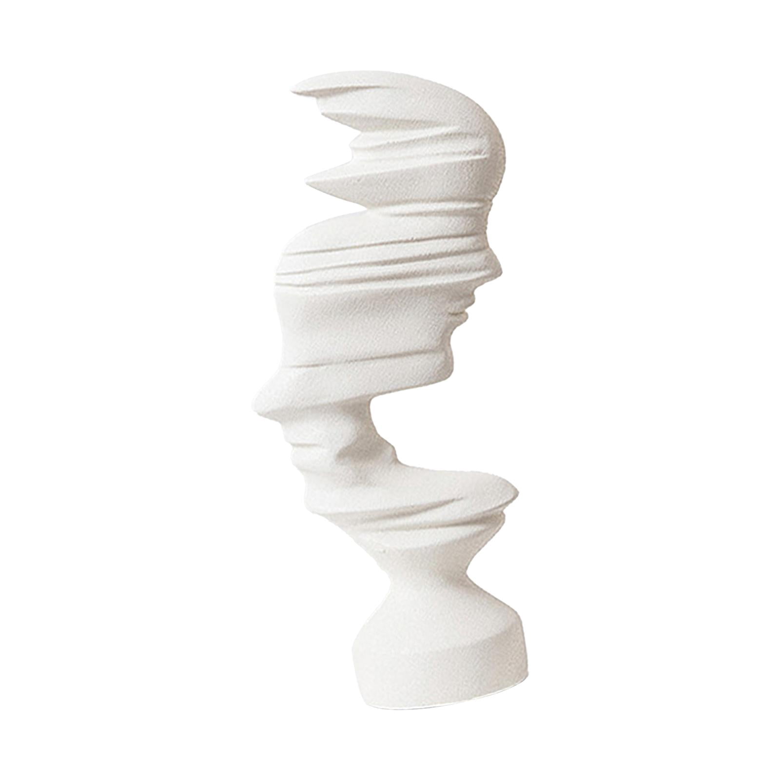 Estatua de pensador silencioso, figura sencilla, artesanía, escritorio ...