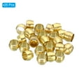 Uxcell 1/4 Inch Tube OD Brass Compression Sleeves Ferrules Brass ...