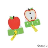 Subitizing Apples Clip Cards - Educational - 51 Pieces - Walmart.com