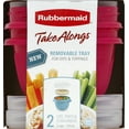 Rubbermaid TakeAlongs On the Go 2-Pack Food Storage Containers ...