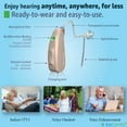 EarCentric EasyCharge Rechargeable Hearing Aids, Sound Enhancers ...