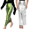 Bodycon Skirt, PU Leathers Skintight Skirt, Vintage Leathers Skirt ...