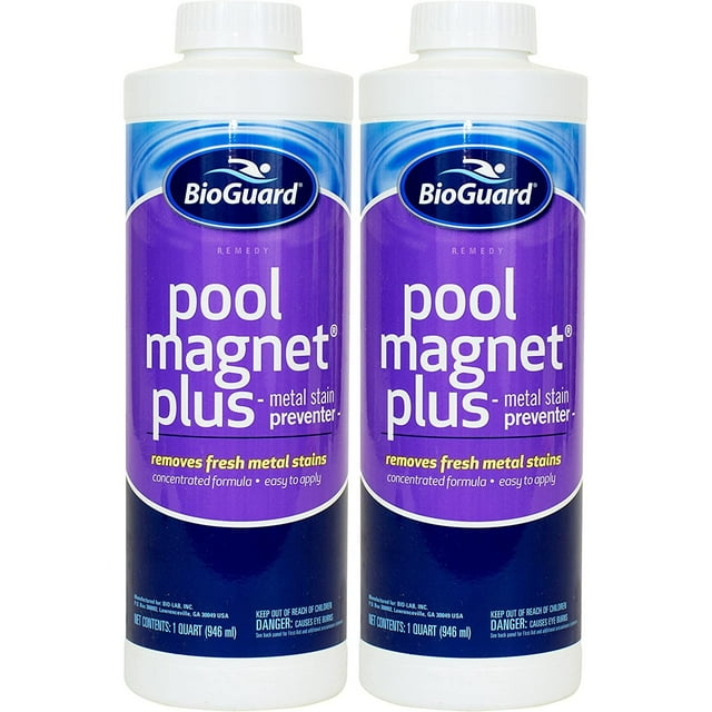 BioGuard Pool Magnet Plus - Copper Metal Chemical Clear, Prevents ...
